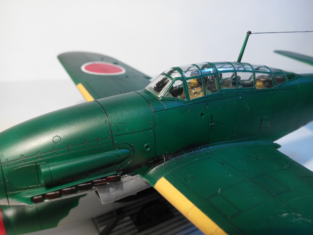 Aichi M6A1 Seiran Attack Floatplane WWII -- Plastic Model Airplane Kit ...