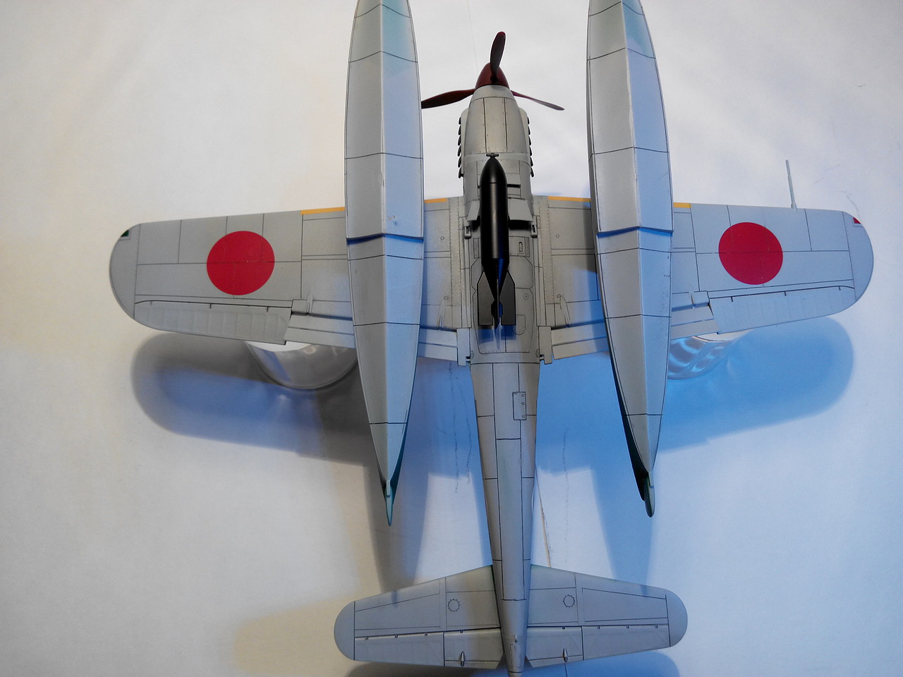Aichi M6A1 Seiran Attack Floatplane WWII -- Plastic Model Airplane Kit ...