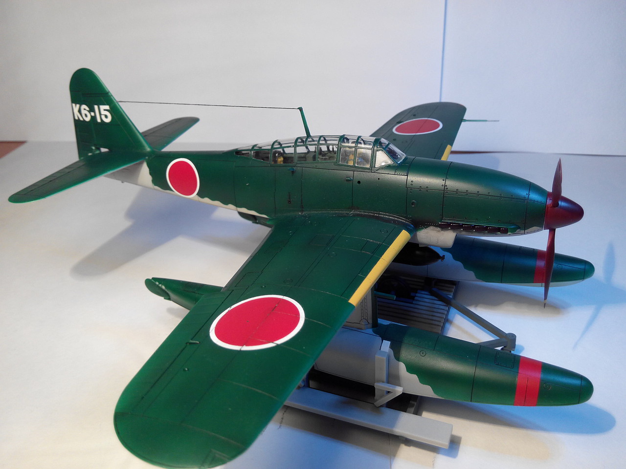 Aichi M6A1 Seiran Attack Floatplane WWII -- Plastic Model Airplane Kit ...