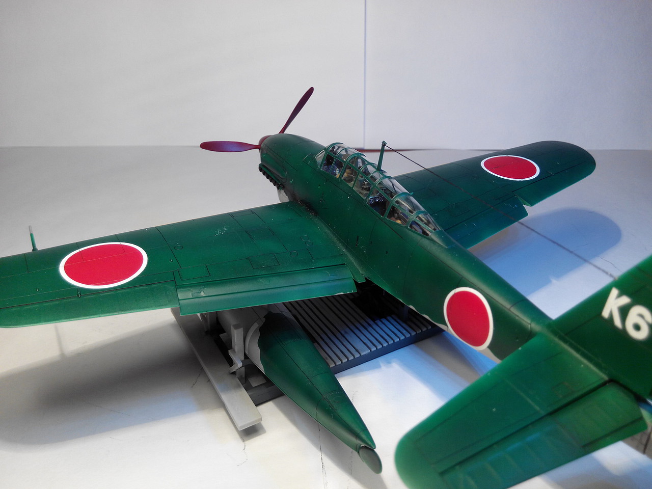 Aichi M6A1 Seiran Attack Floatplane WWII -- Plastic Model Airplane Kit ...