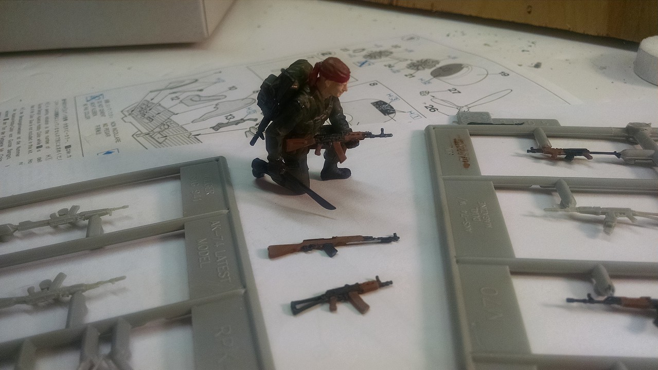 AK-47/74 Family Part 2 -- Plastic Model Military Weapons Kit -- 1/35 ...