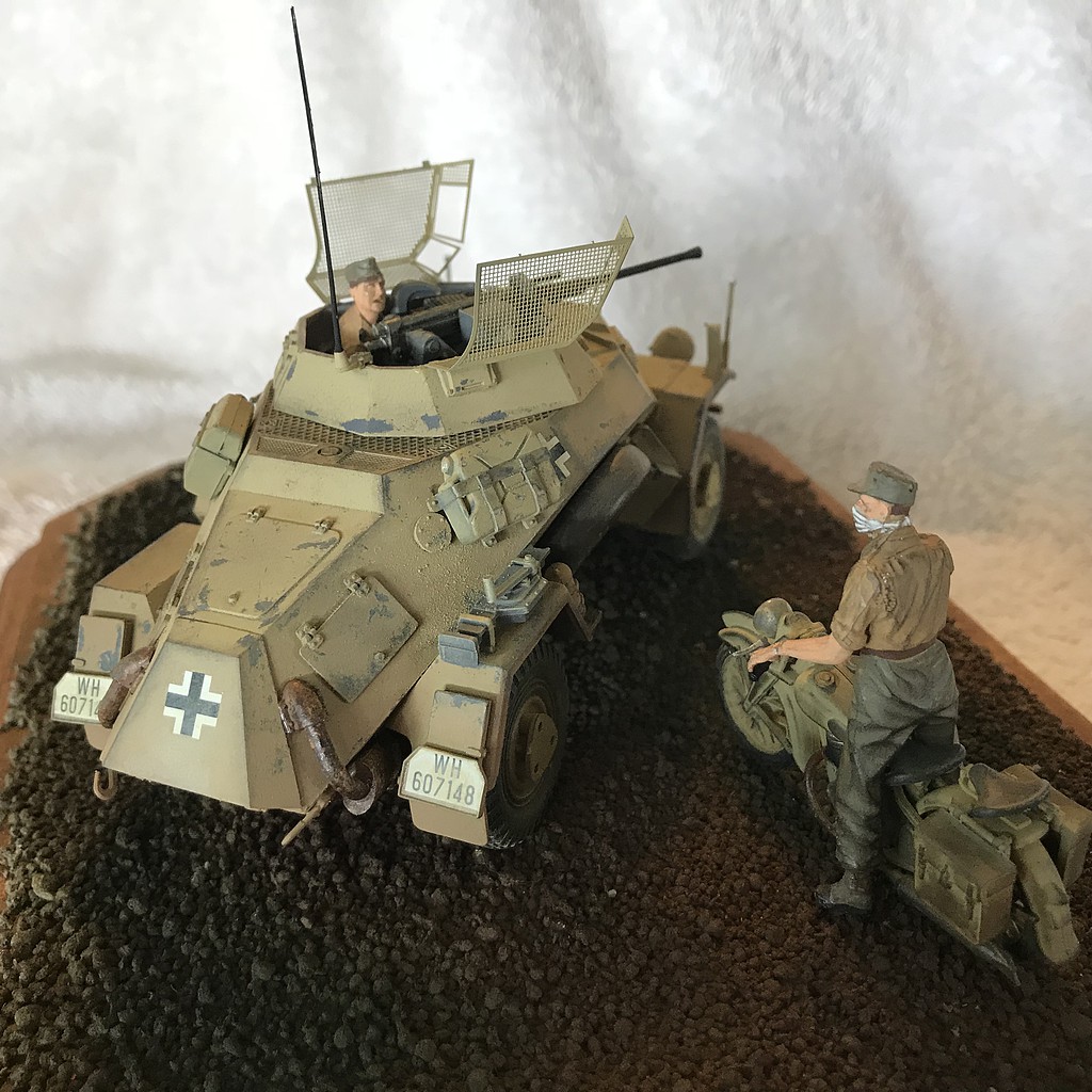 Sd.Kfz.222 North Africa -- Plastic Model Military Vehicle Kit -- 1/35 ...