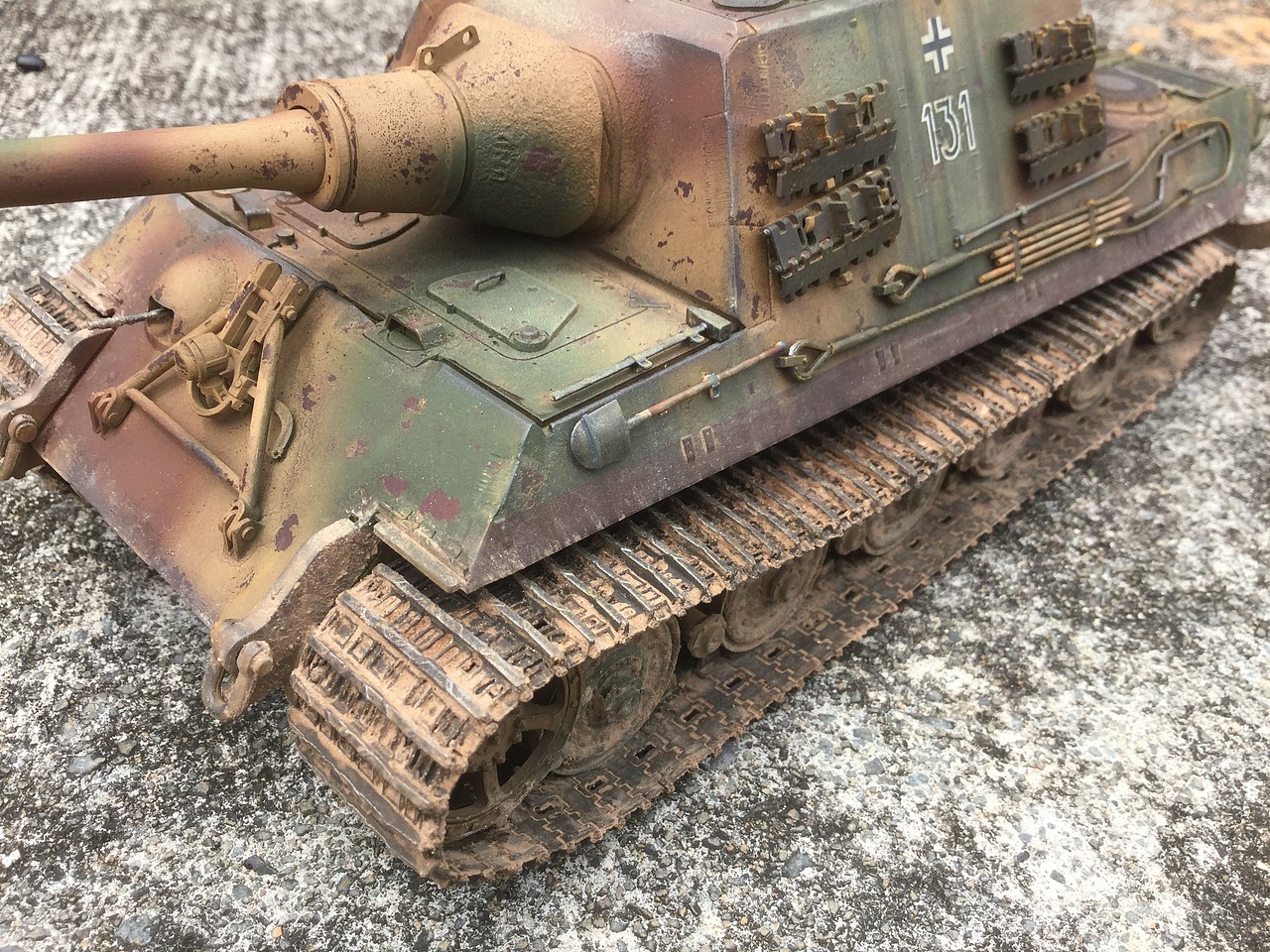 German Heavy Tank Destroyer Jagdtiger -- Plastic Model Military Vehicle ...