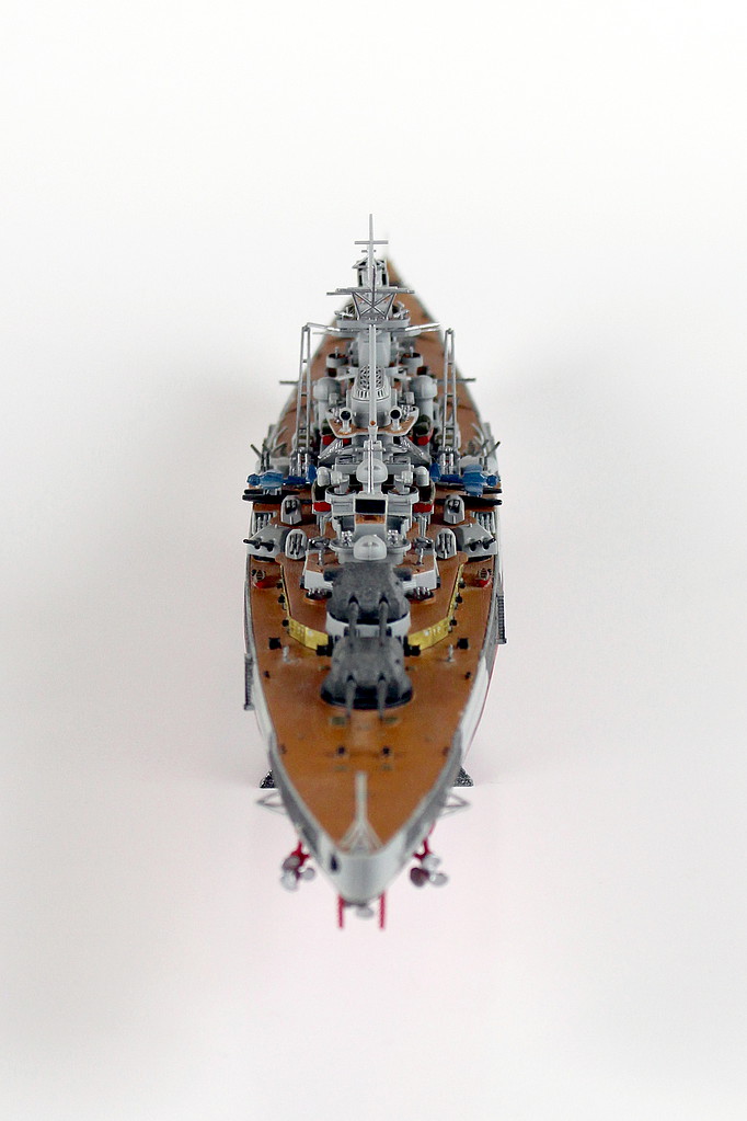 German Tirpitz Battleship -- Plastic Model Battleship Kit -- 1/700 ...