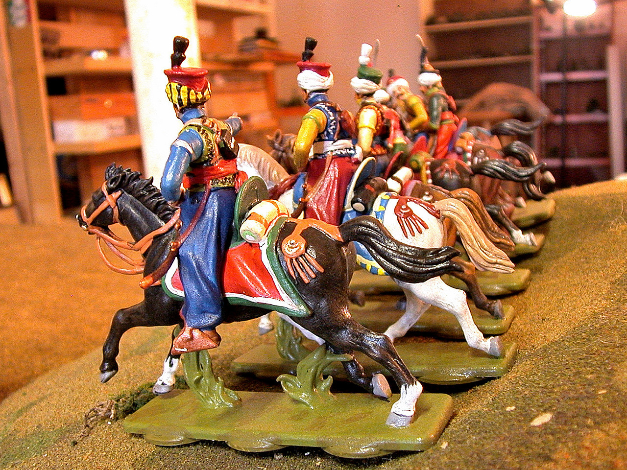 Napoleonic War Mameloukes Calvary -- Plastic Model Military Figure Kit ...