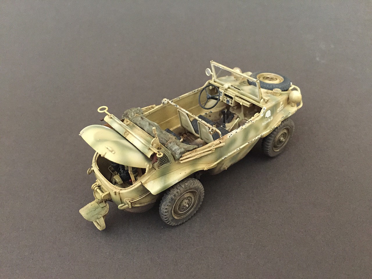 Schwimmwagen Type 166 -- Plastic Model Military Vehicle Kit -- 1/35 ...