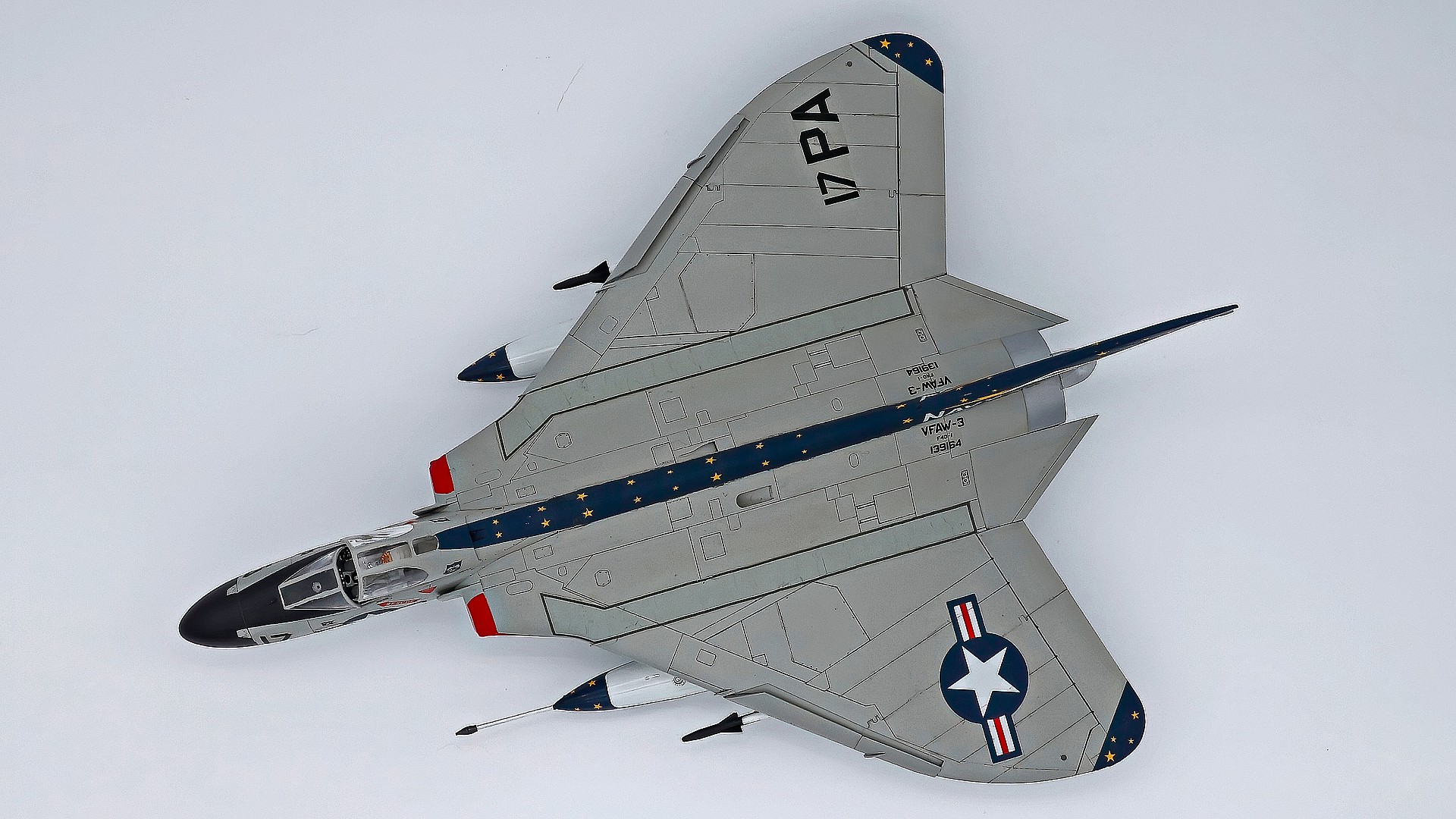 F4D1 Skyray fighter/interceptor Aircraft -- Plastic Model Airplane Kit ...