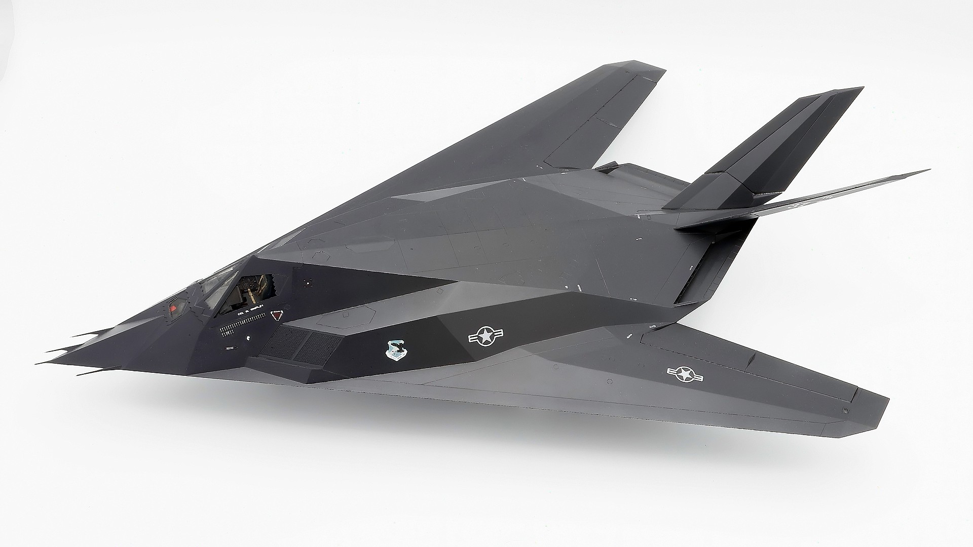 Lockheed F-117A Nighthawk Stealth Aircraft -- Plastic Model Airplane ...