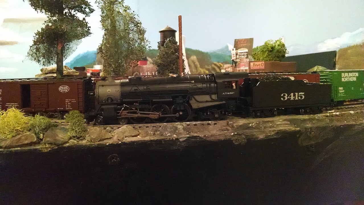 USRA Heavy Pacific 4-6-2 Santa Fe #3416 -- HO Scale Model Train Steam ...