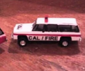 Chevy Suburban Park Ranger White & Green Stripe -- HO Scale Model ...