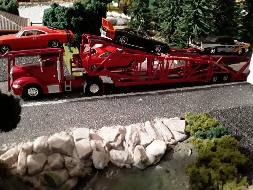 Auto Transport Trailer - Kit - Undecorated -- HO Scale Model Railroad ...