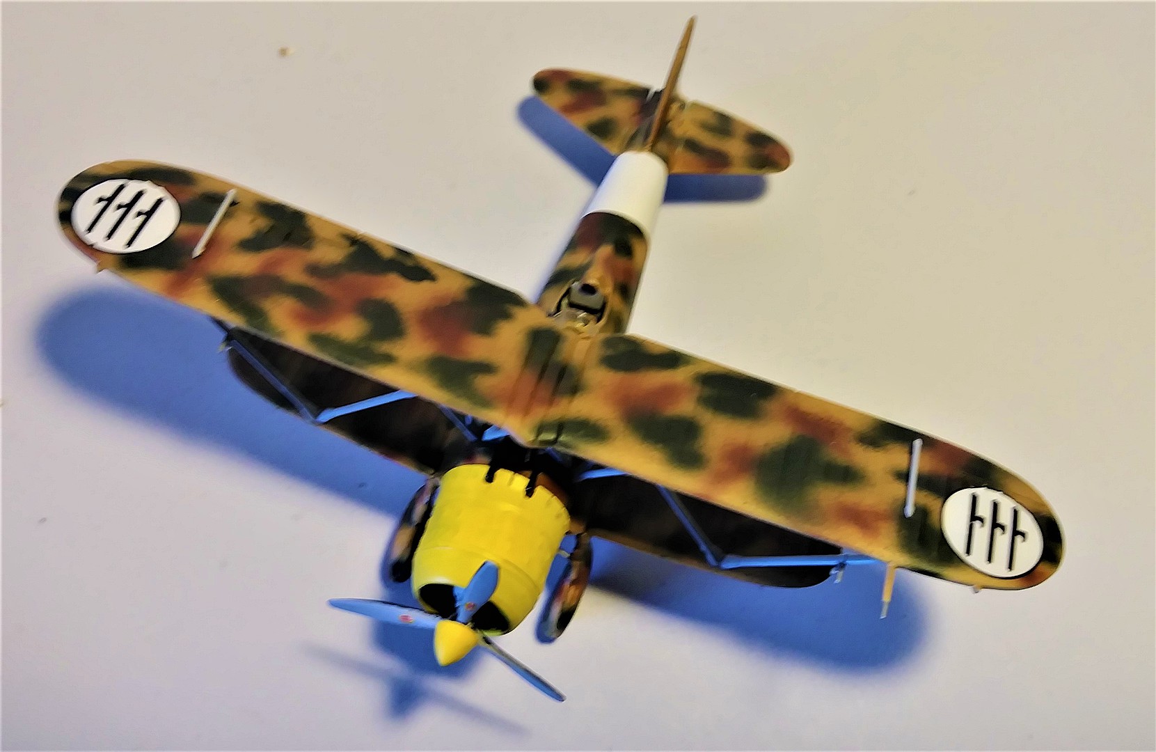 Fiat CR42 Falco BiPlane Fighter -- Plastic Model Airplane Kit -- 1/72 ...