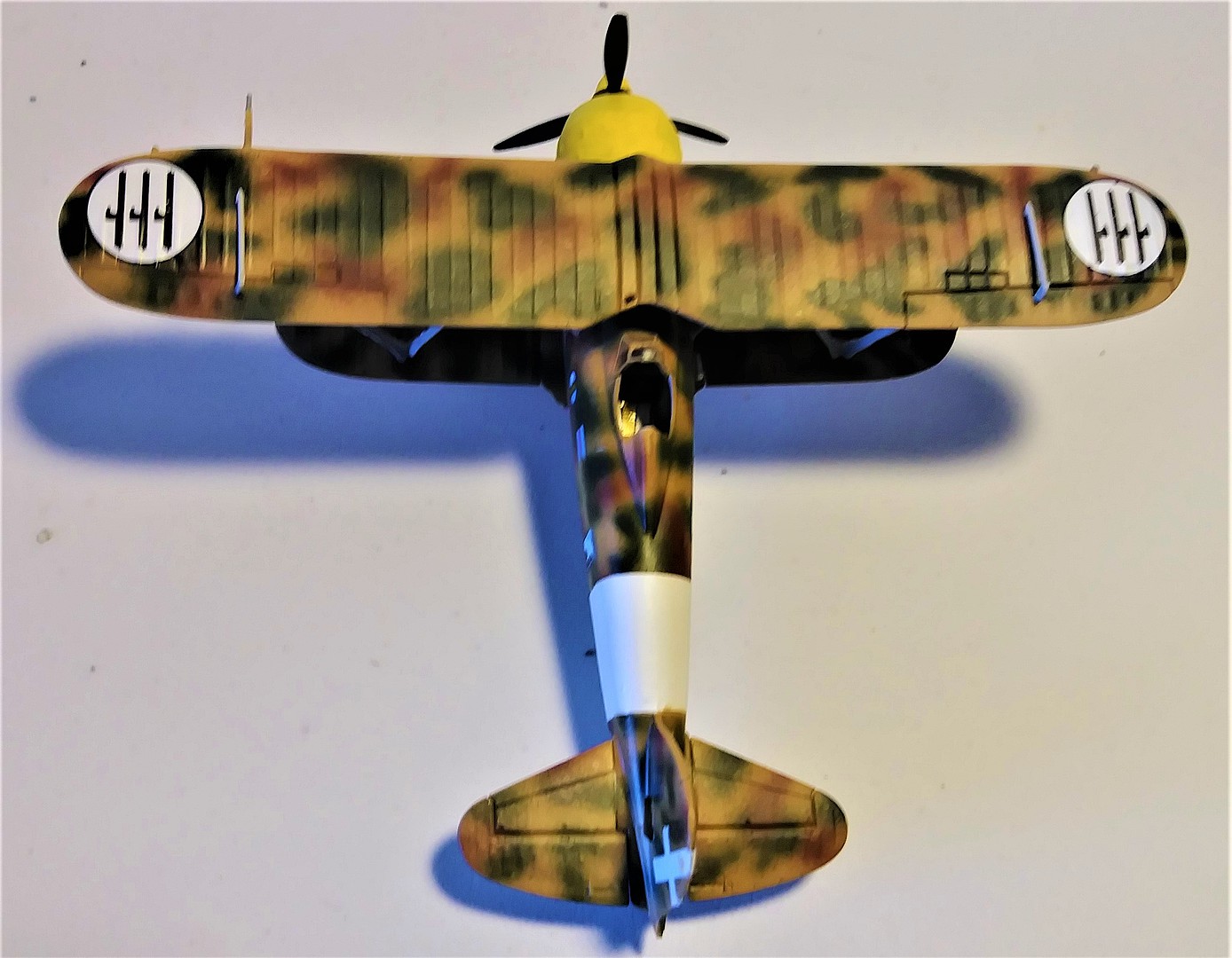 Fiat CR42 Falco BiPlane Fighter -- Plastic Model Airplane Kit -- 1/72 ...