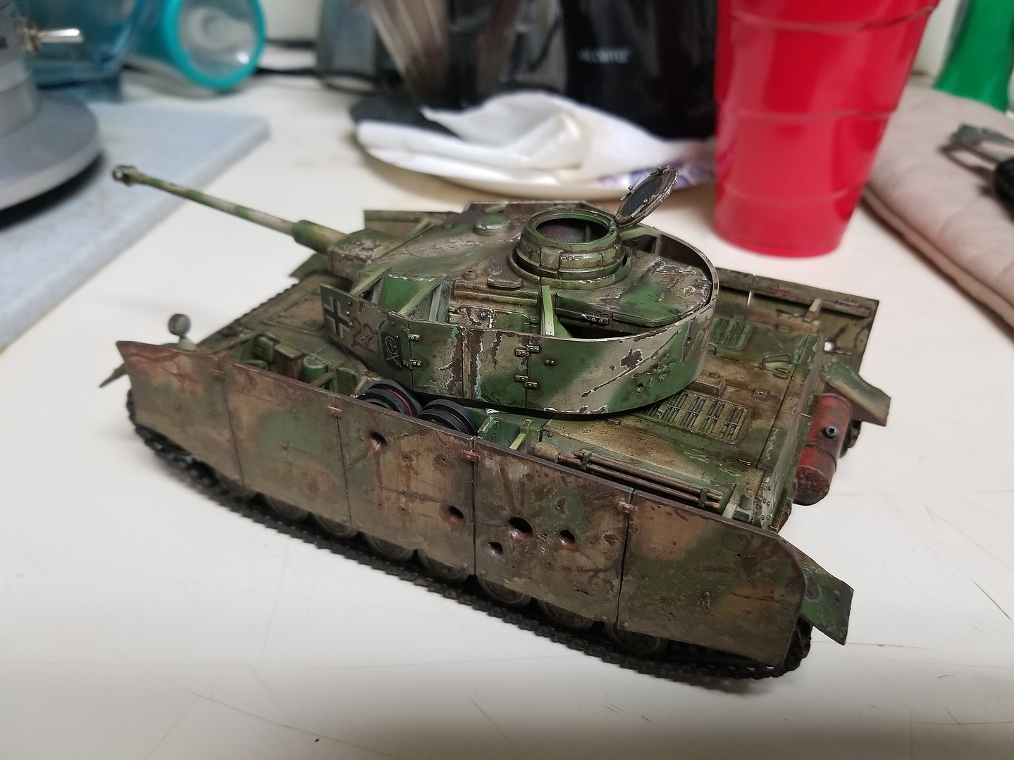 Gallery Pictures Monogram Panzer IV Plastic Model Tank Kit 1/32 Scale ...