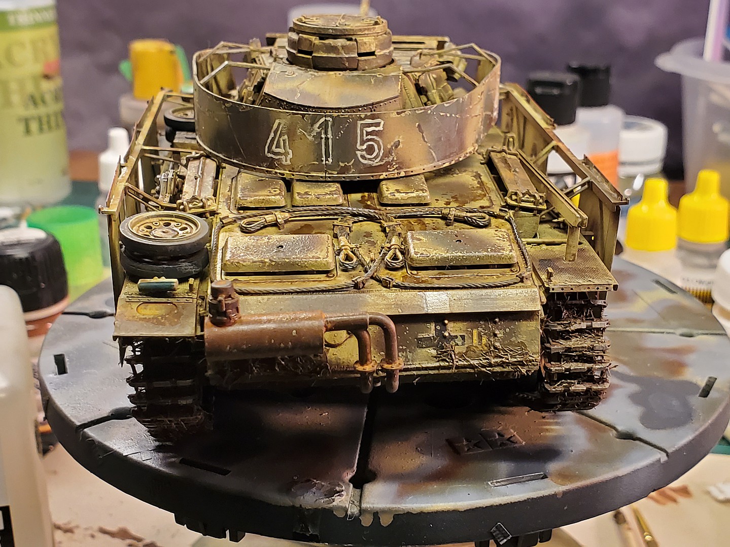 Pz.Kpfw.III Ausf.M Mit Schurzen Tank -- Plastic Model Military Vehicle ...