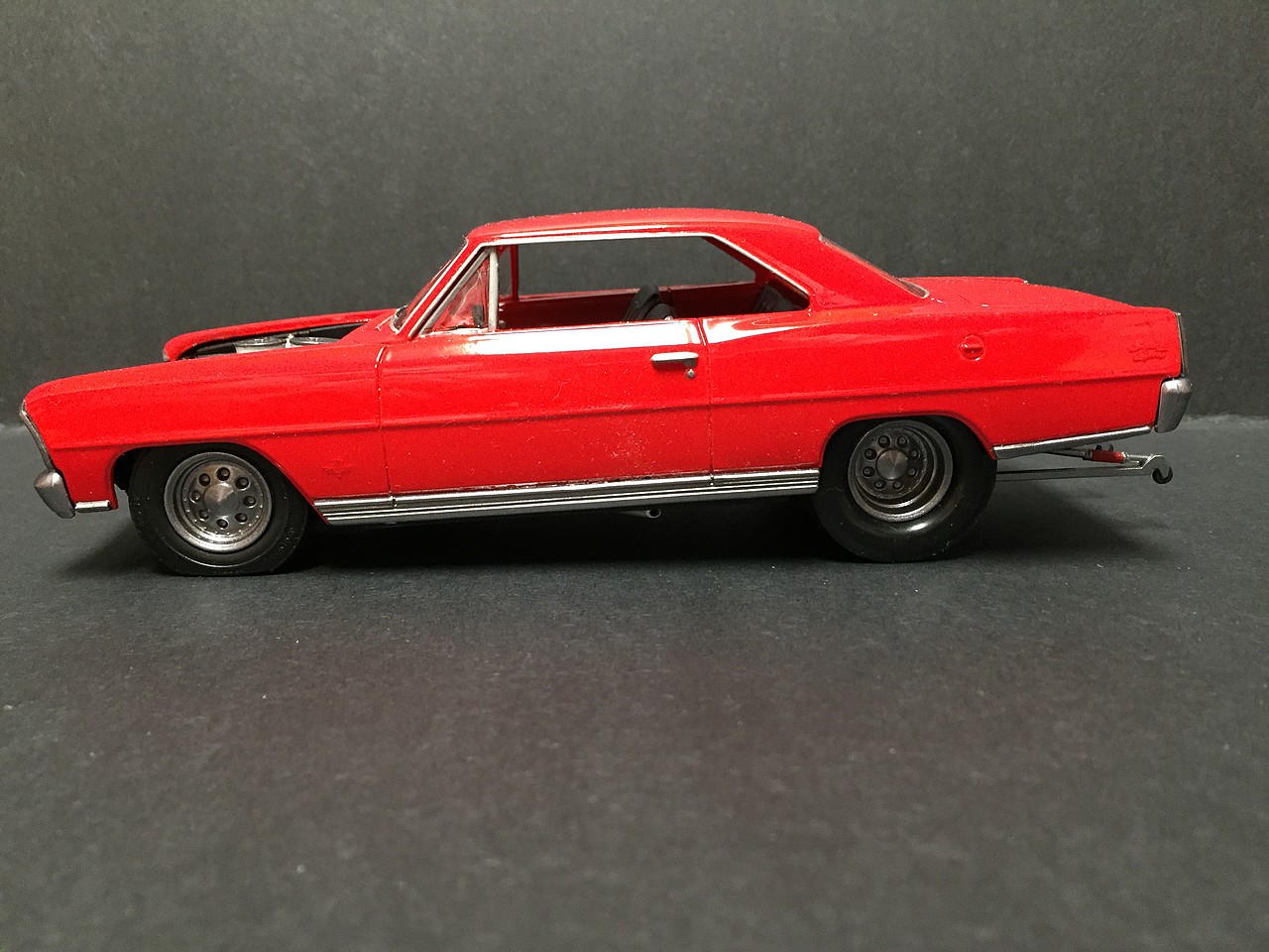 1966 Chevy Nova Pro Street -- Plastic Model Car Kit -- 1/25 Scale ...