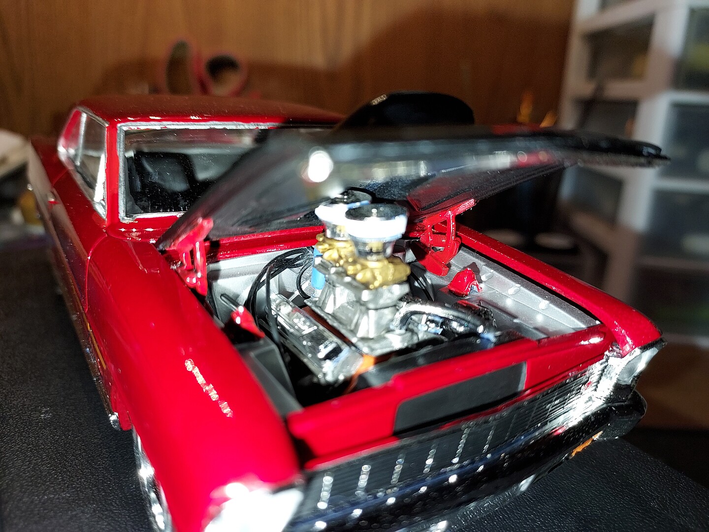 1966 Chevy Nova Pro Street -- Plastic Model Car Kit -- 1/25 Scale ...