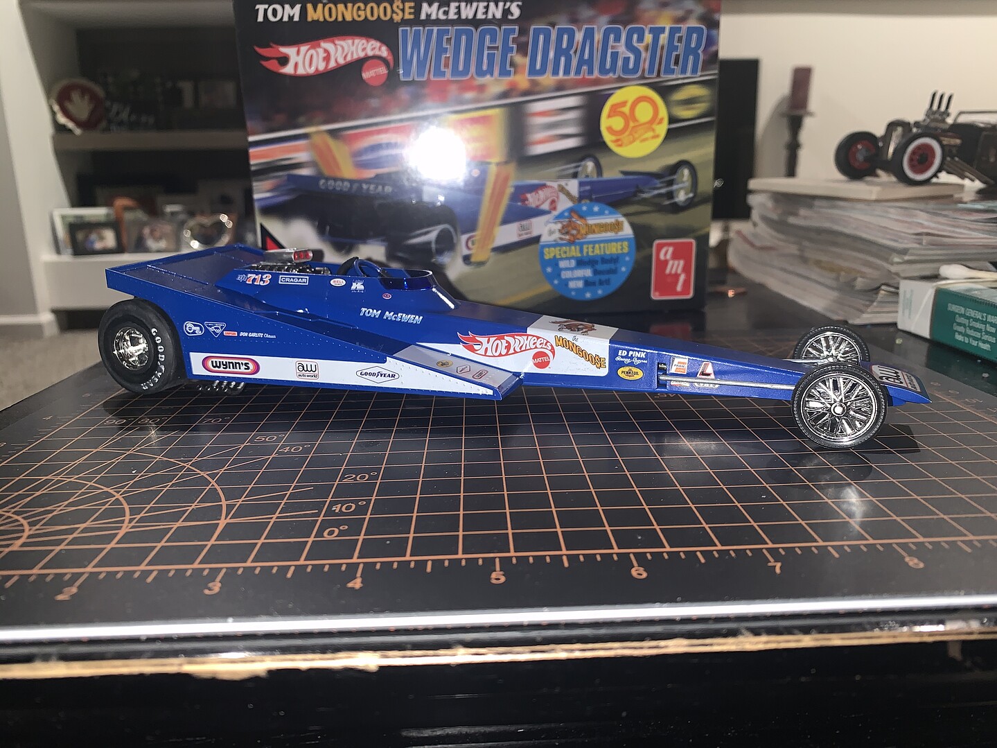 Tom Mongoose McEwen Fantsy Wedge Dragster -- Plastic Model Car Kit -- 1 ...