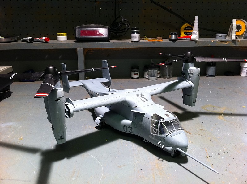 Gallery Pictures Italeri V-22 Osprey Plastic Model Helicopter Kit 1/48 ...