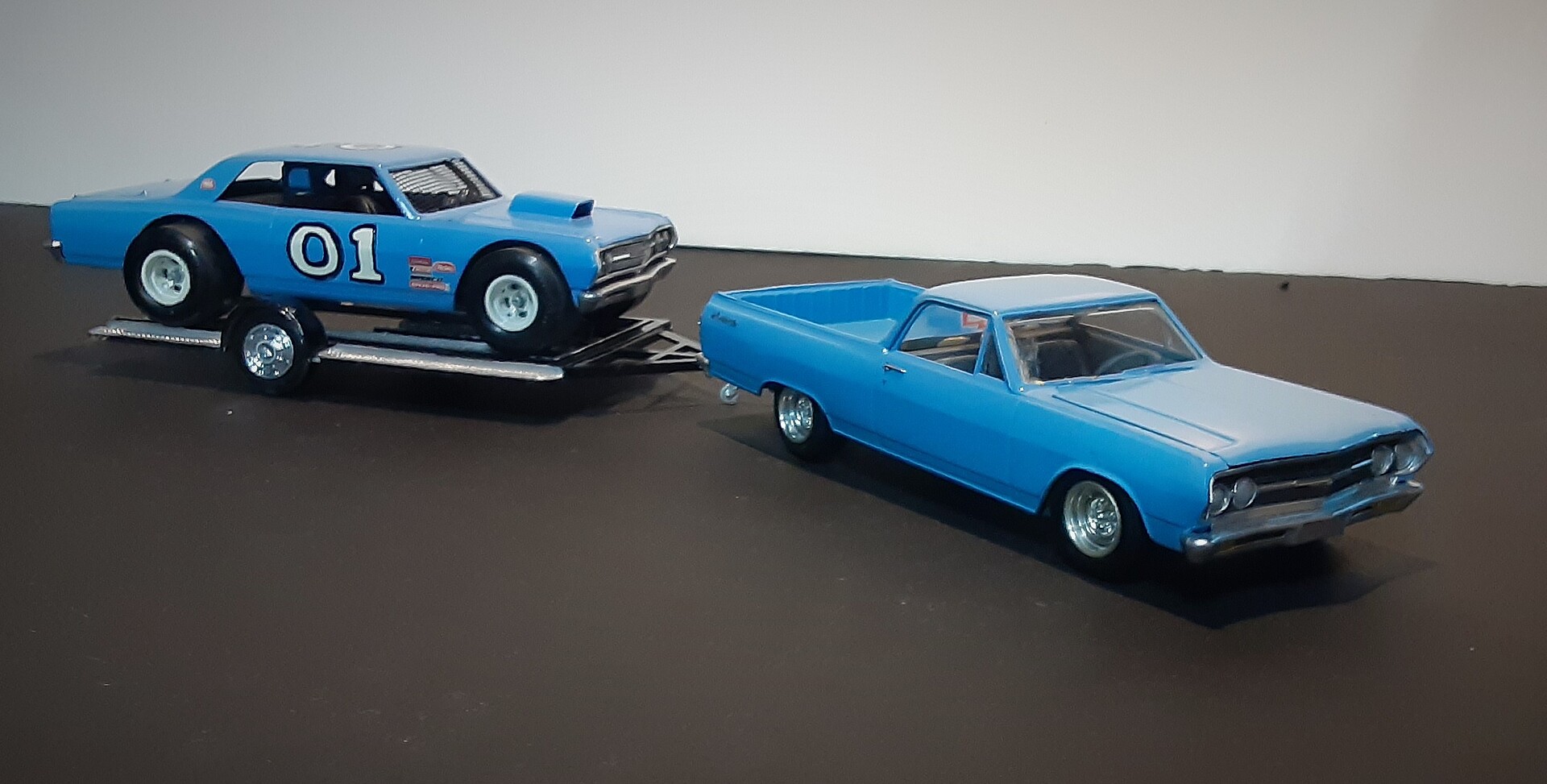 1965 Chevelle Modified Stocker Race Car -- Plastic Model Car Vehicle ...