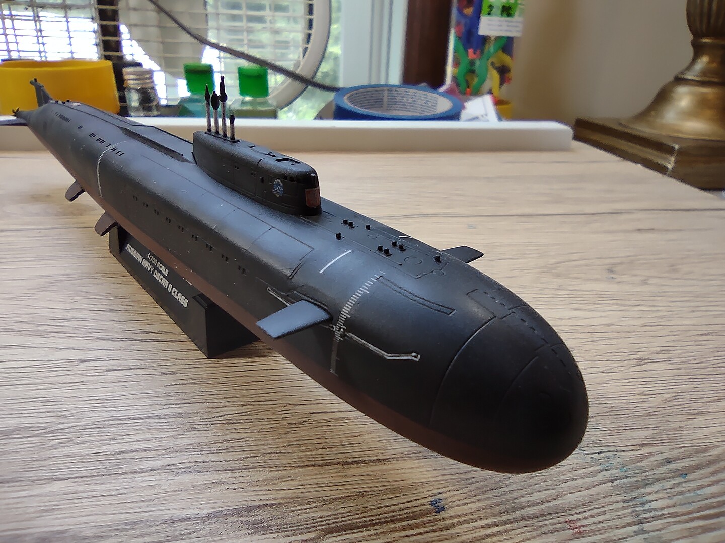 Russian Navy Oscar II Class Submarine -- Plastic Model Military Ship ...