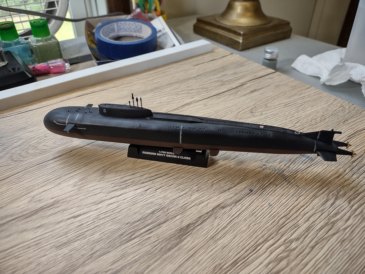 Russian Navy Oscar II Class Submarine -- Plastic Model Military Ship ...