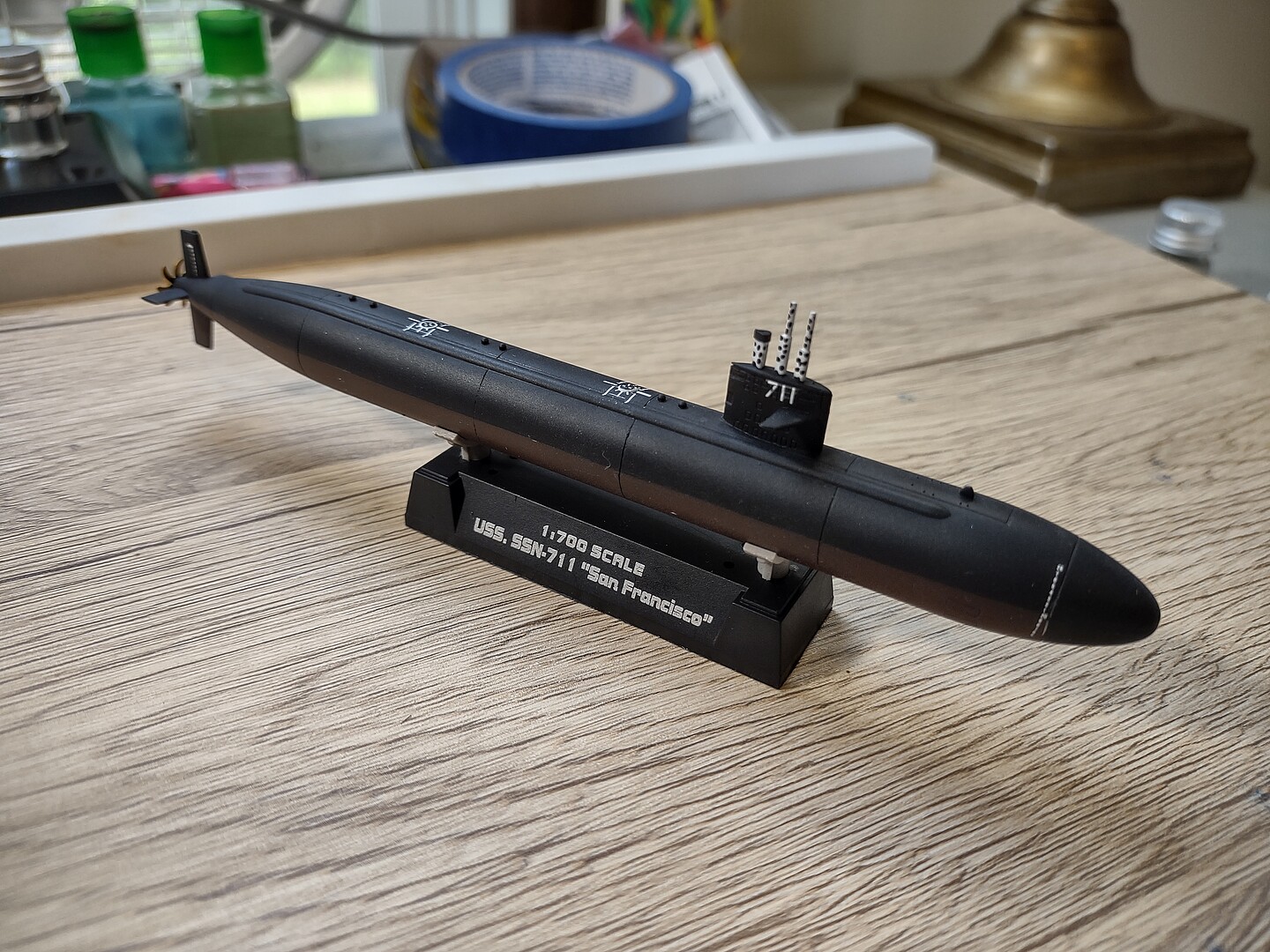 USS San Francisco SSN-711 -- Plastic Model Military Ship Kit -- 1/700 ...