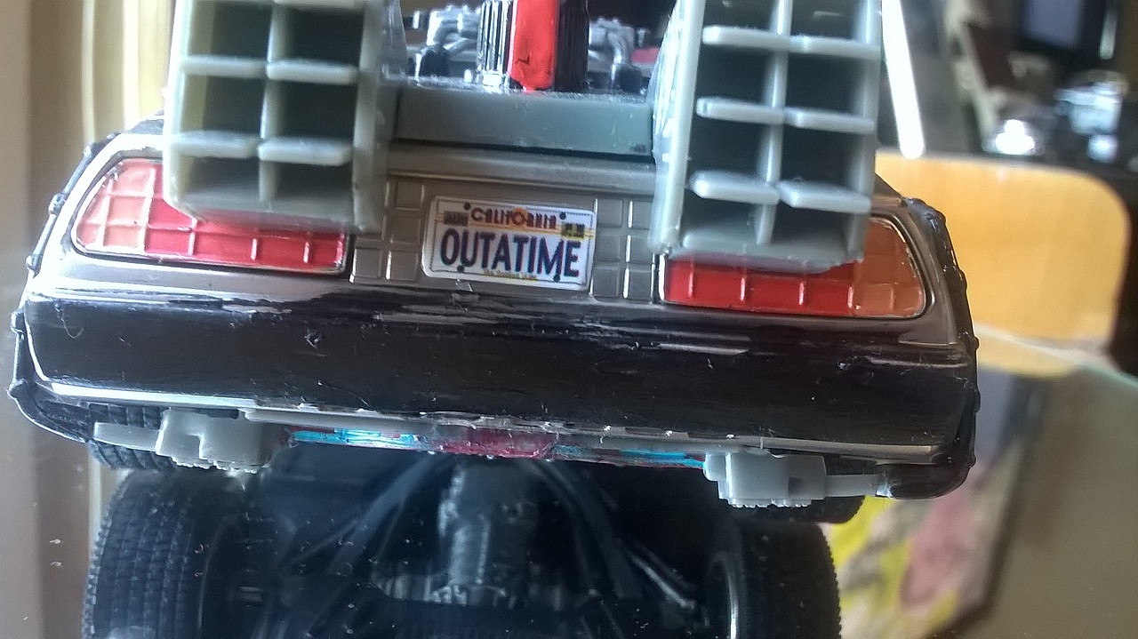 Back to the Future Time Machine -- Plastic Model Car -- 1/25 Scale -- # ...