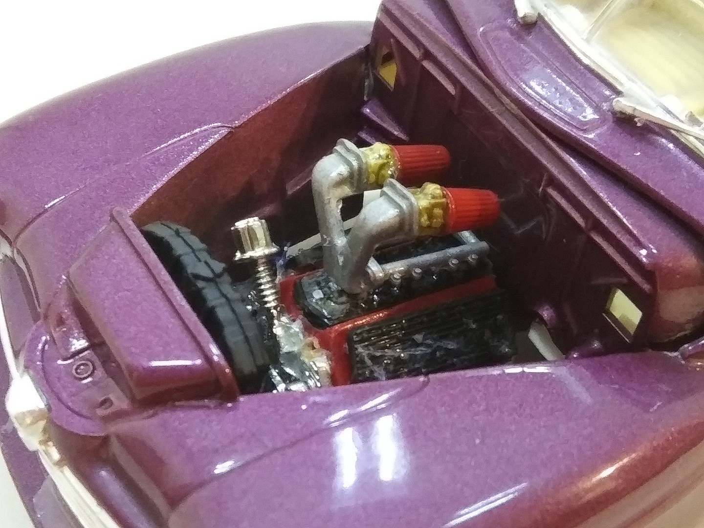 Greased Lightning 1948 Ford Convertible -- Plastic Model Car Kit -- 1/ ...
