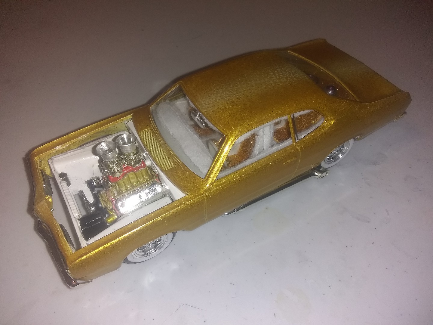 Gallery Pictures AMT 1971 Plymouth Duster 340 Plastic Model Car Kit 1/ ...