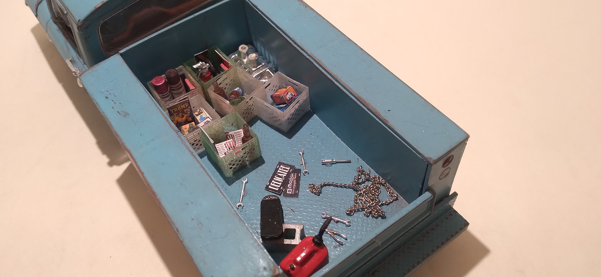 1967 Ford F100 Service Bed Pickup Truck -- Plastic Model Vehicle Kit ...