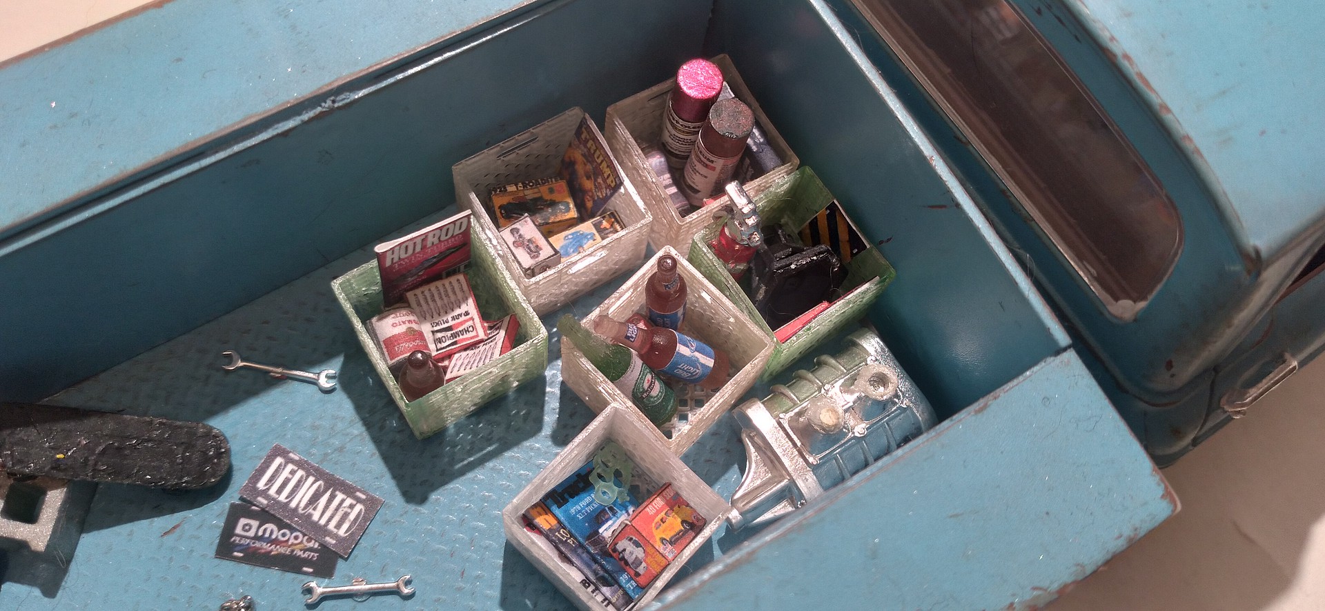 1967 Ford F100 Service Bed Pickup Truck -- Plastic Model Vehicle Kit ...