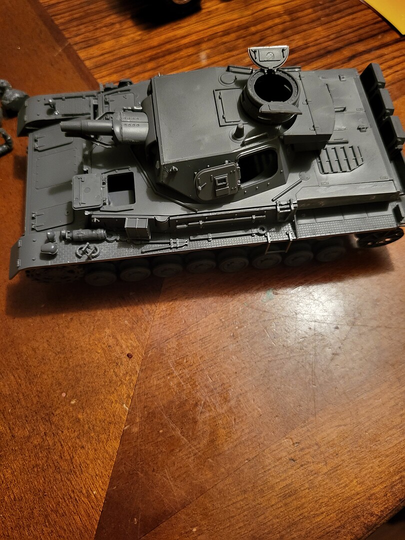 German PZKPFW IV AUSF D Tank -- Plastic Model Military Vehicle Kit -- 1 ...