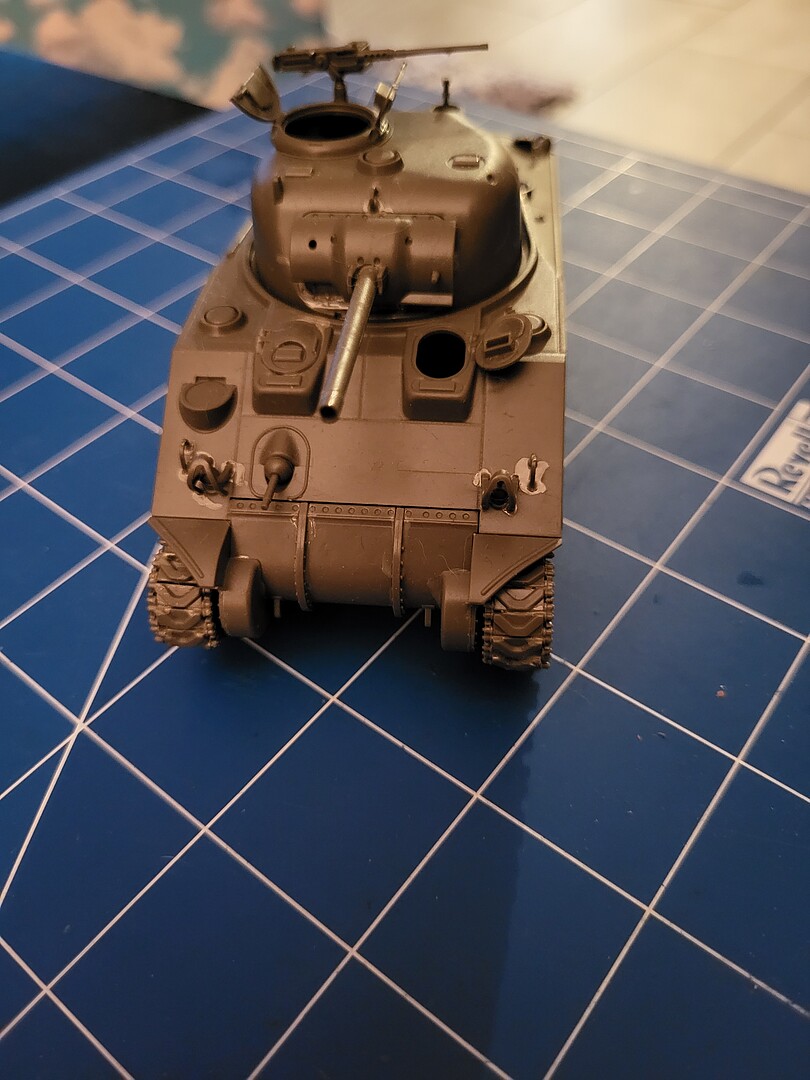 US M4 Sherman Early Production Tank -- Plastic Model Military Vehicle ...