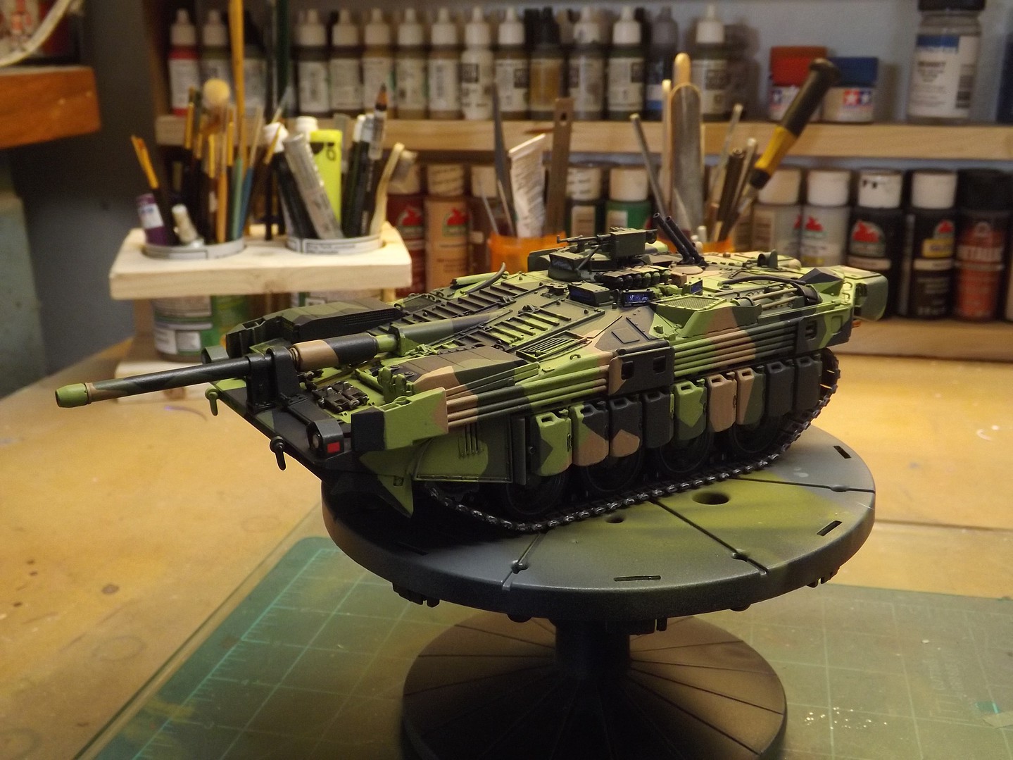 Swedish Strv 103C Main Battle Tank -- Plastic Model Military Vehicle ...