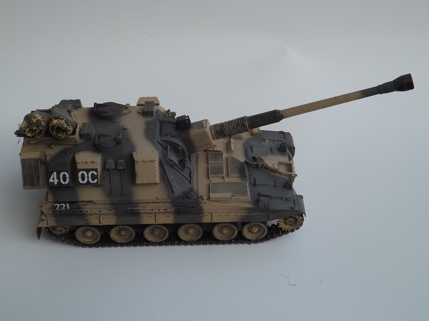 British 155mm AS90 Self-Propelled Howitzer -- Plastic Model Military ...