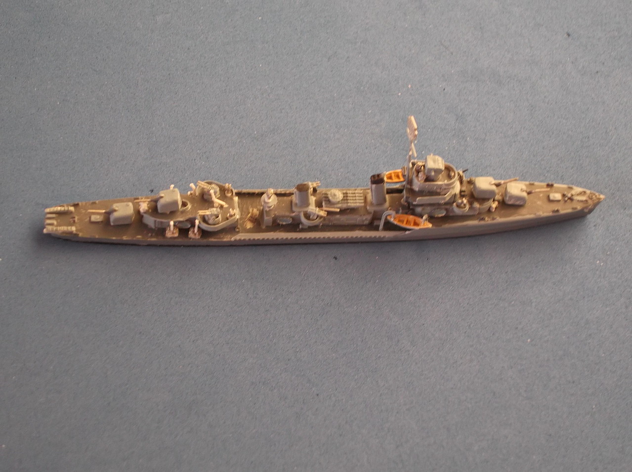 WWII US USS Benson DD421 -- Plastic Model Destroyer Kit -- 1/700 Scale ...