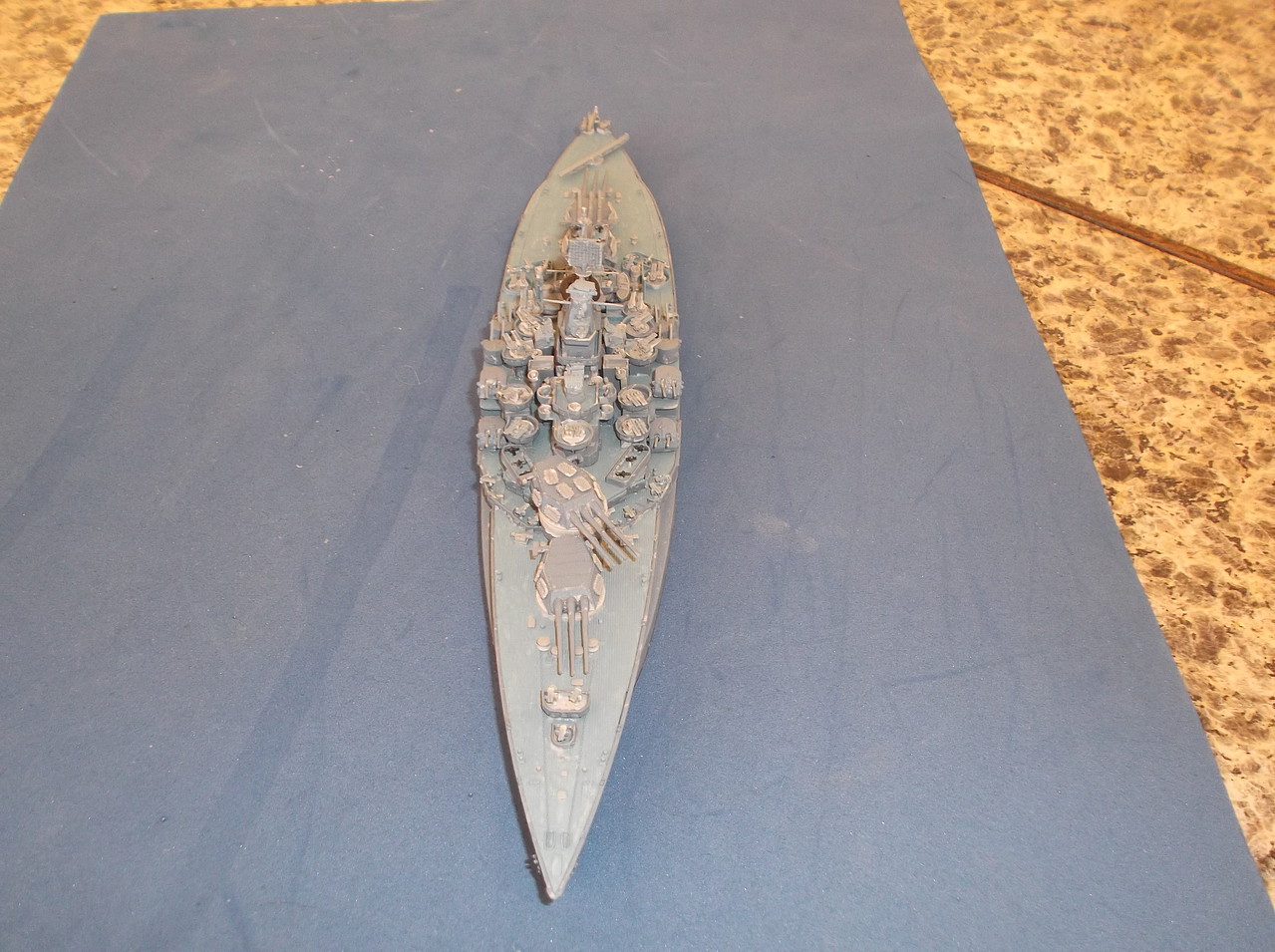 USS California BB-44 Battleship 1945 -- Plastic Model Military Ship Kit ...