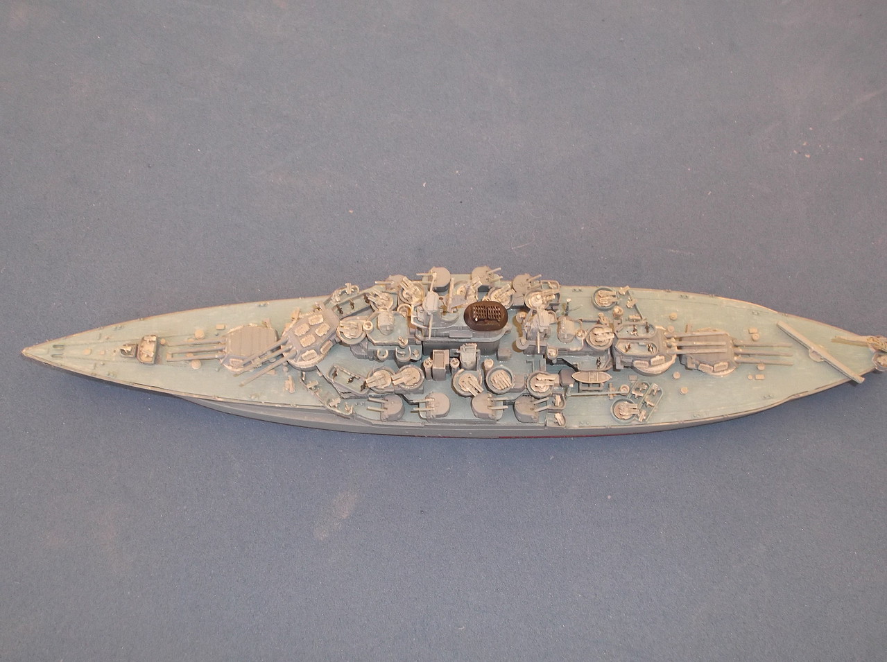 USS California BB-44 Battleship 1945 -- Plastic Model Military Ship Kit ...