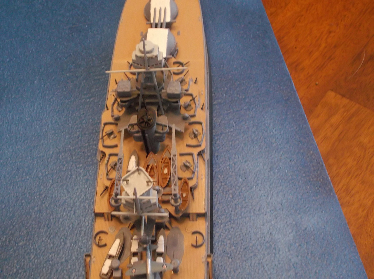 USS Arizona BB-39 -- Plastic Model Military Ship Kit -- 1/350 Scale ...