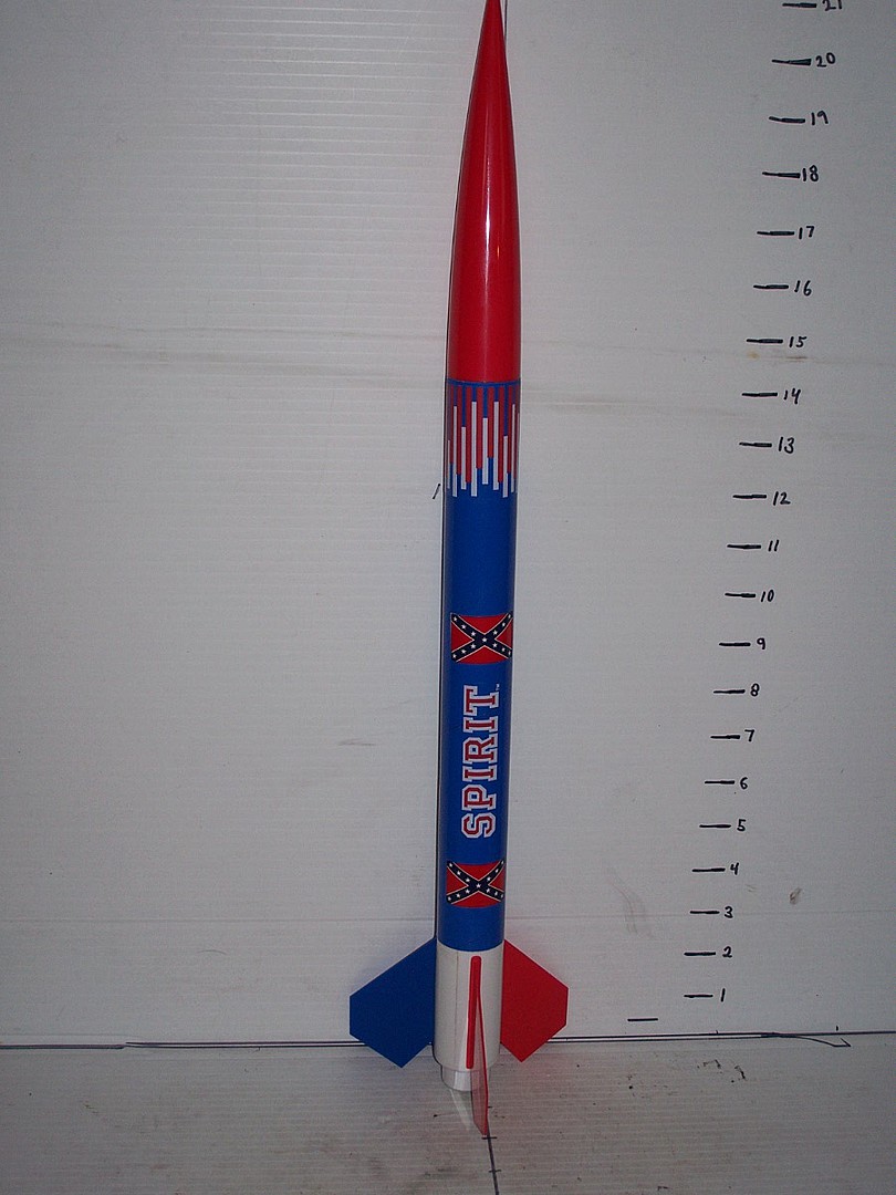 Spirit ARF Model Rocket Kit -- Almost Ready To Fly Model Rocket ...