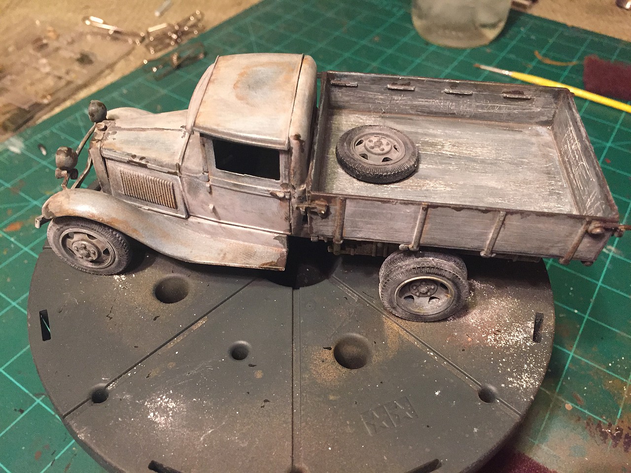 WWII Soviet Light Truck GAZ-AA -- 1/35 Scale Plastic Model Military ...