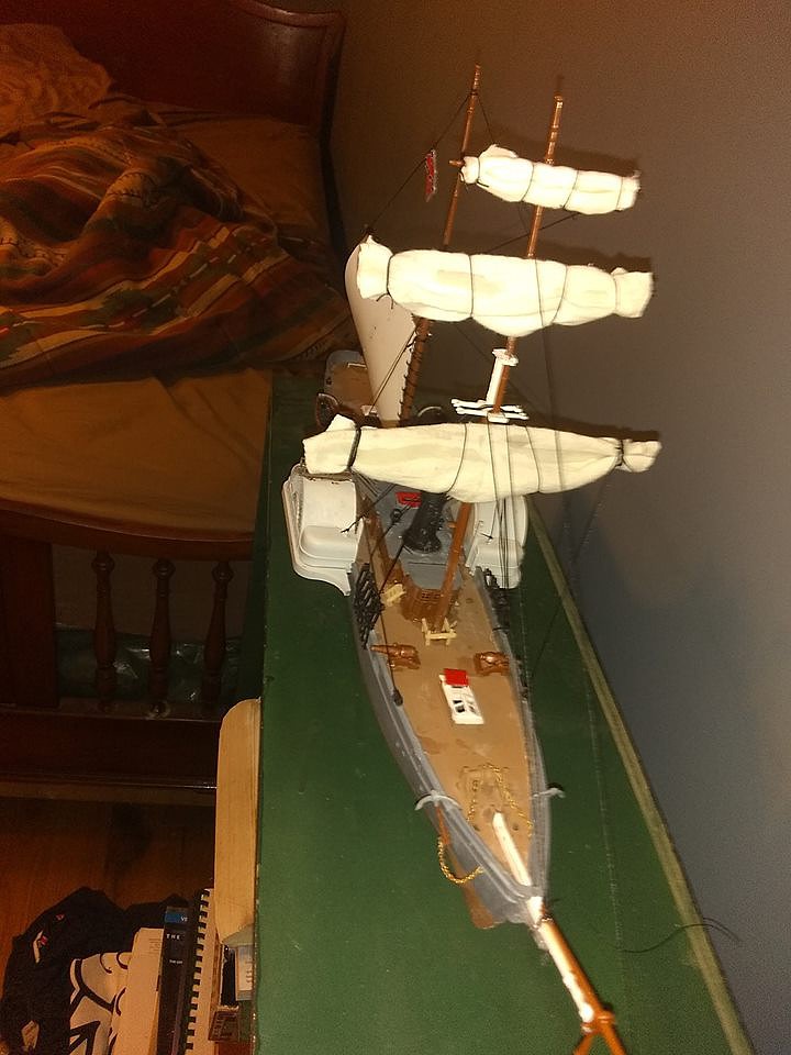 Civil War Blockade Runner Military Boat -- Plastic Model Military Ship ...