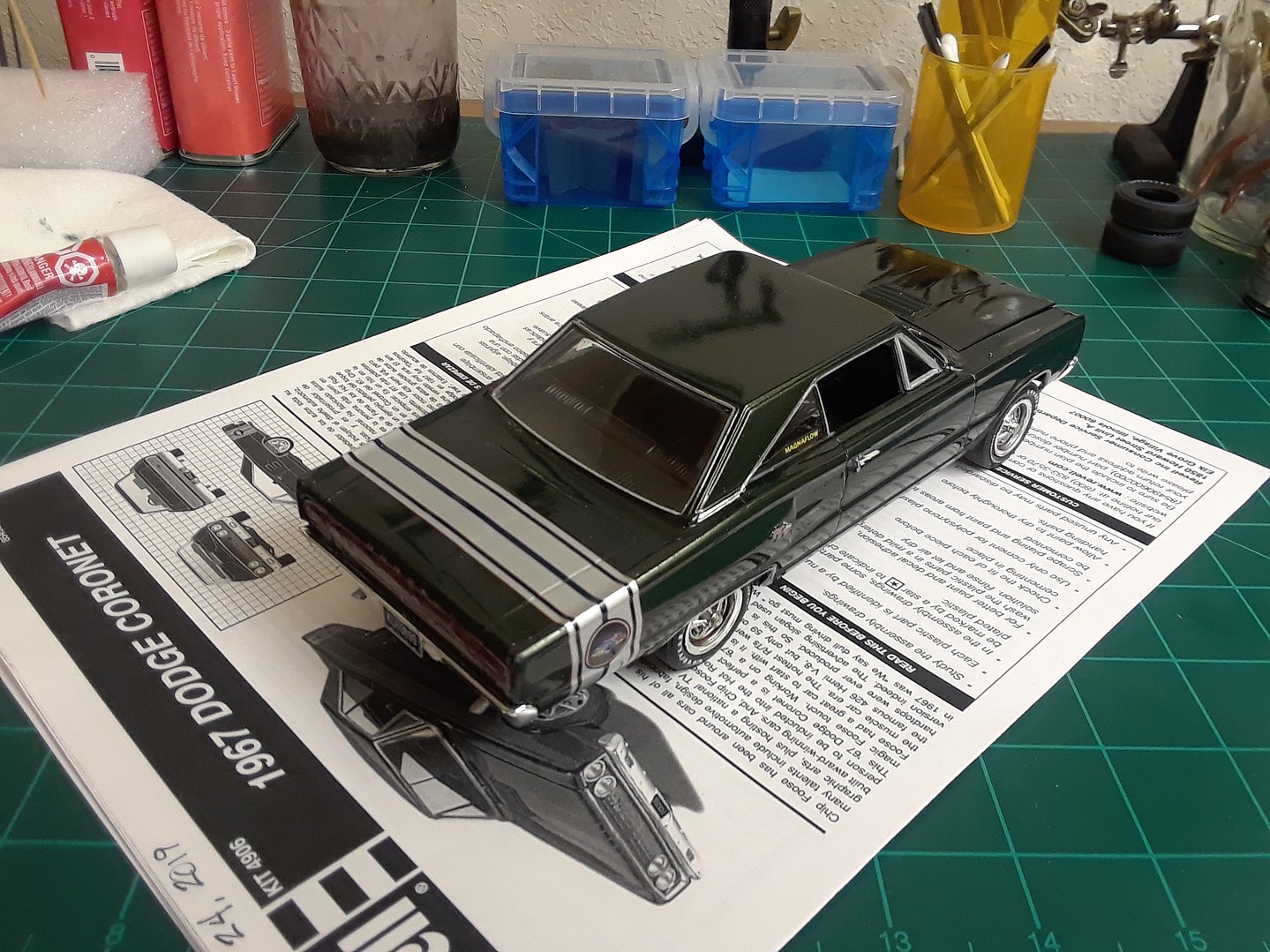 1967 Foose Designed Dodge Coronet -- Plastic Model Car Kit -- 1/25 ...