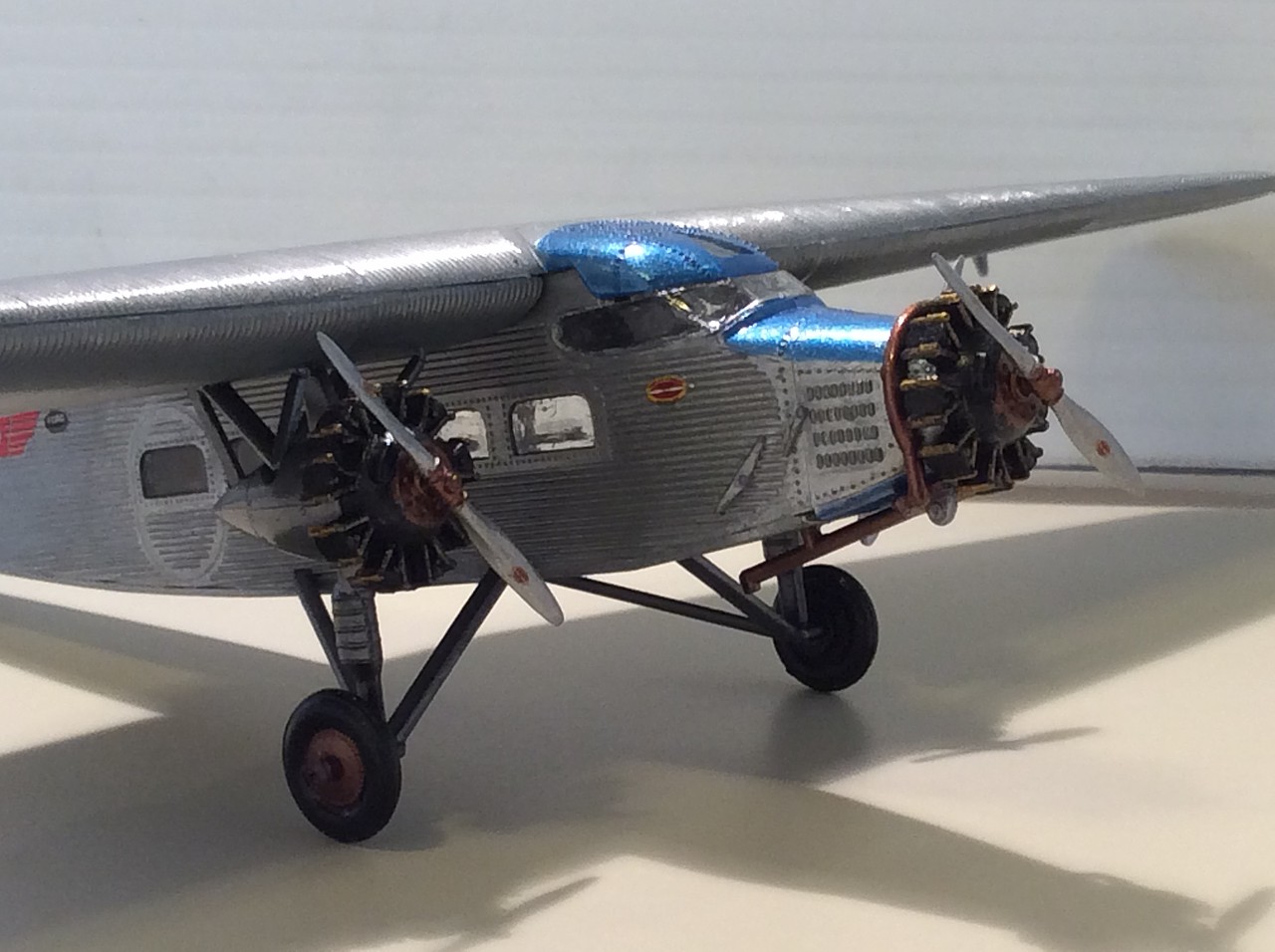 Ford Tri Motor -- Plastic Model Airplane Kit -- 1/77 Scale -- #855246 ...