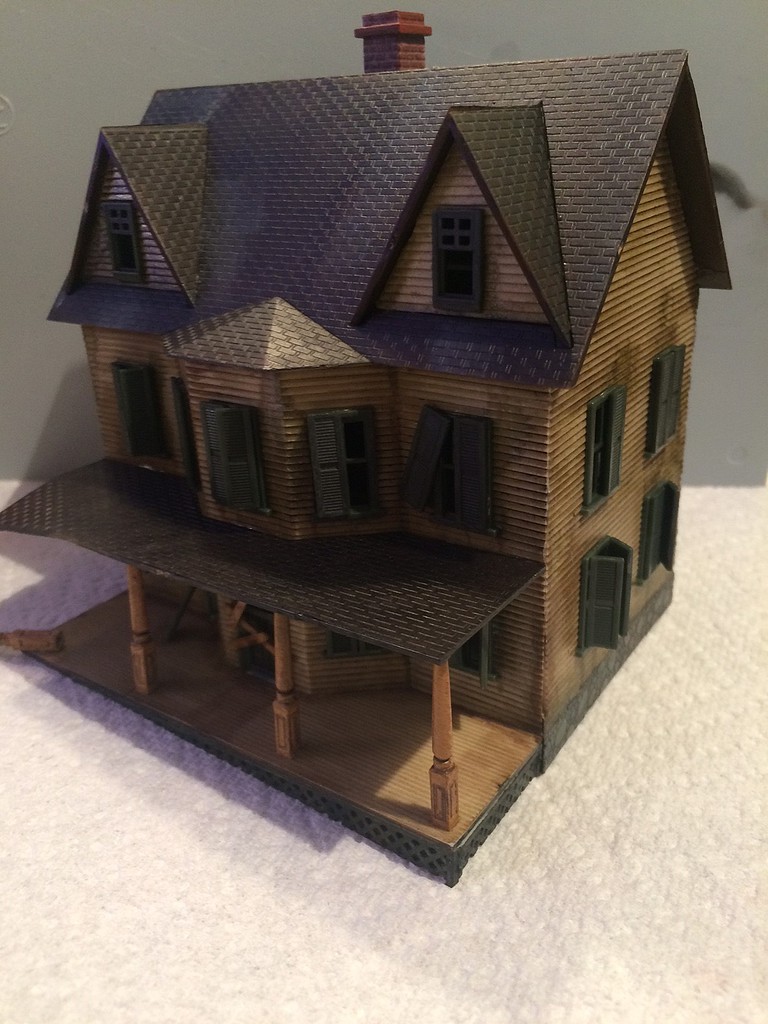 Haunted House Kit -- HO Scale Model Railroad Building -- #486 pictures ...