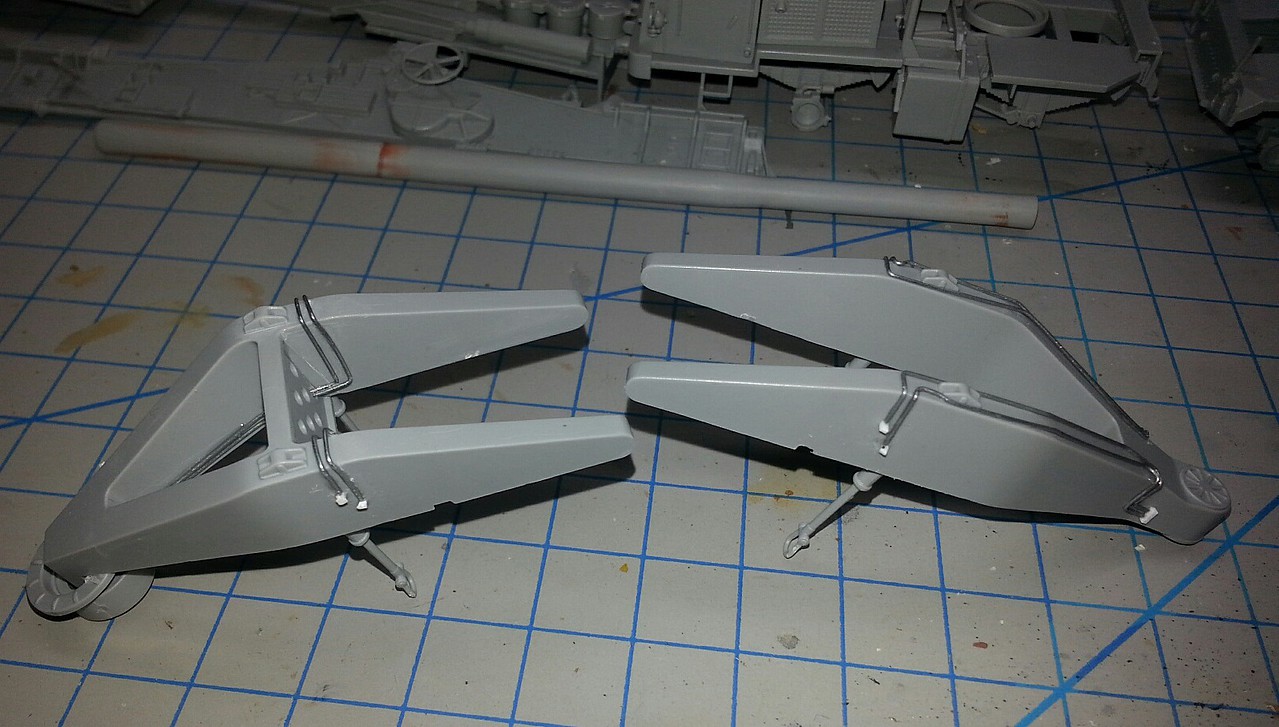 M65 Atomic Annie Gun Heavy Motorized 280mm -- Plastic Model Military ...
