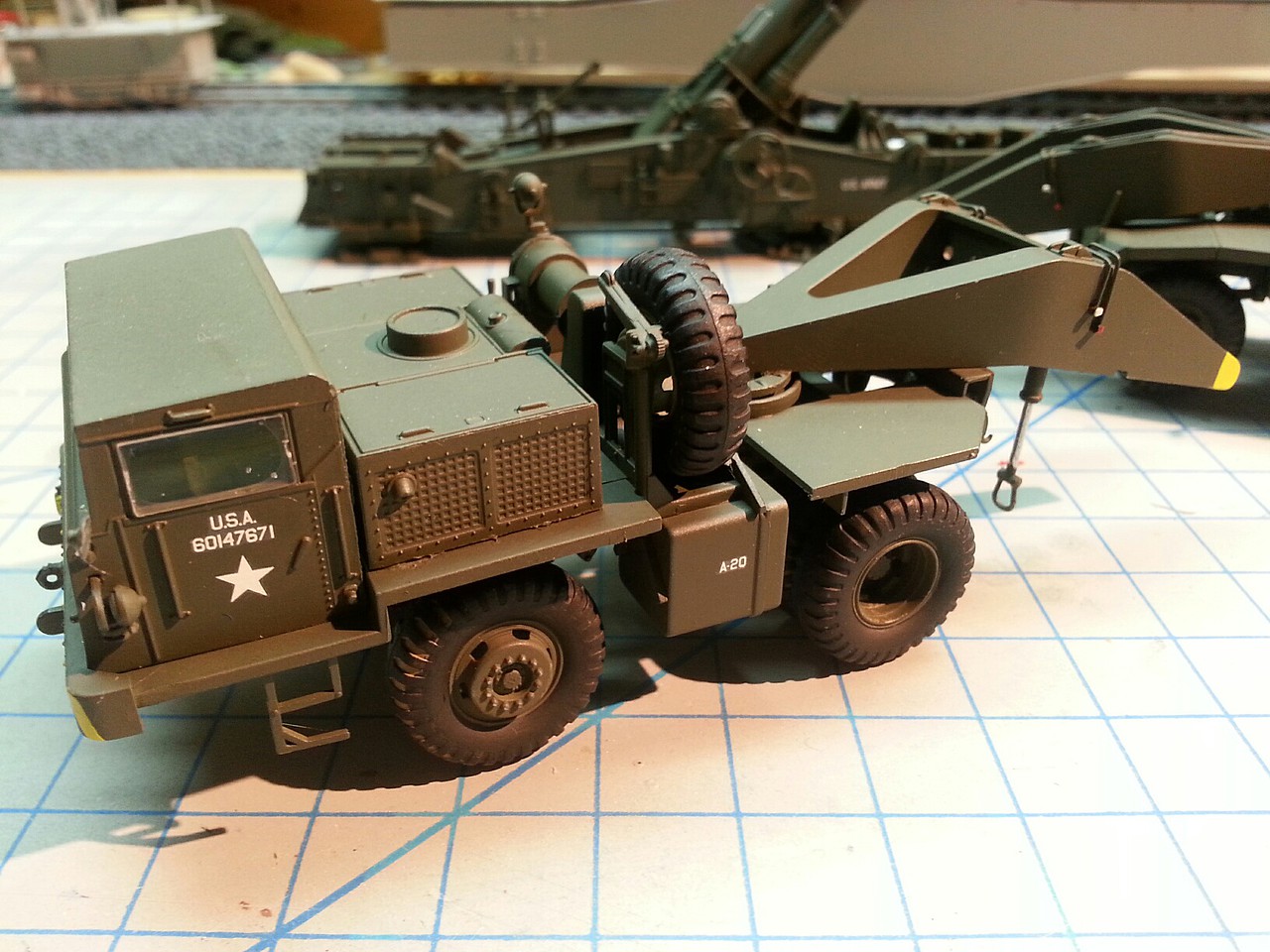 M65 Atomic Annie Gun Heavy Motorized 280mm -- Plastic Model Military ...