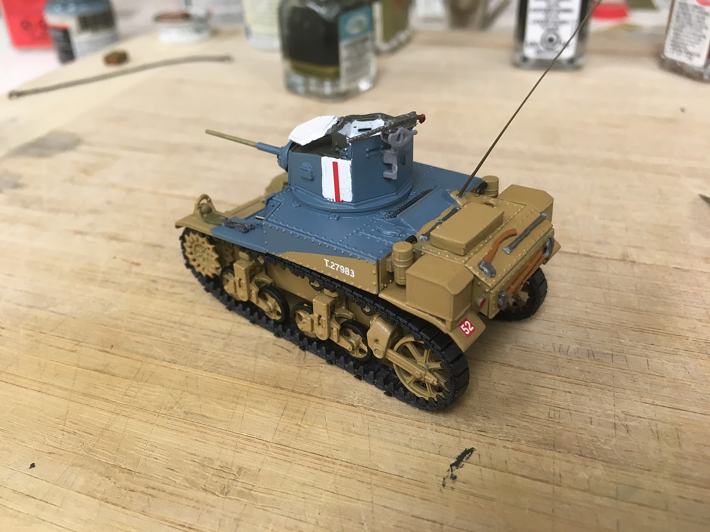 Light Tank M3 Stuart Mk.I -- Plastic Model Tank Kit -- 1/72 Scale ...