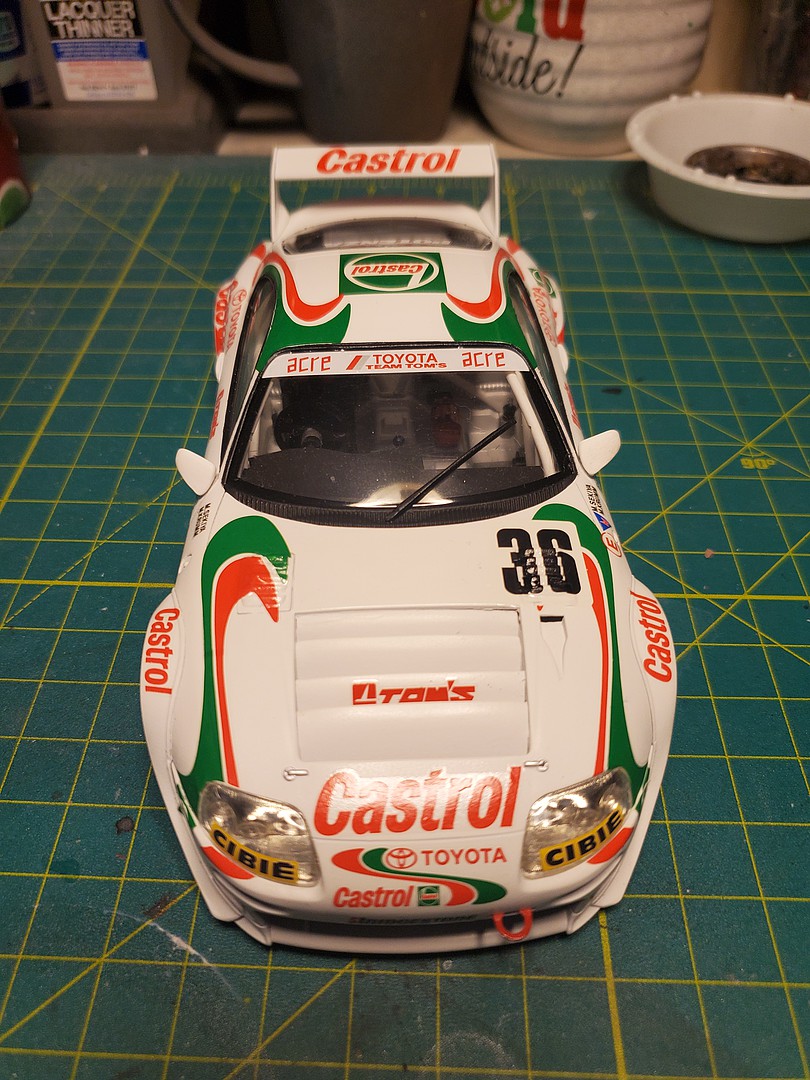 Castrol Toyota Toms Supra GT Racecar -- Plastic Model Car Kit -- 1/24 ...
